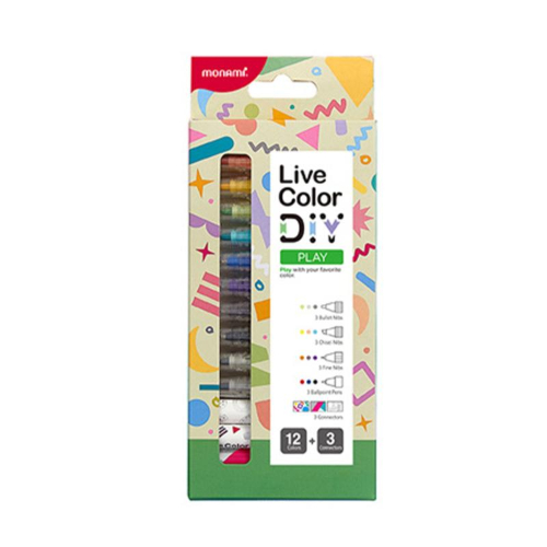 MARCADOR 12 COLORES LIVE COLOR DII PLAY MONAMI