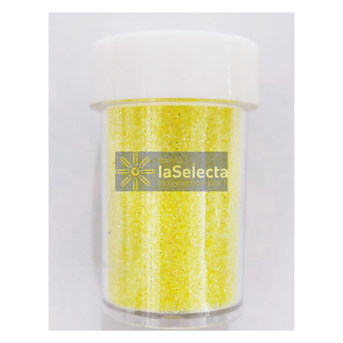 ESCARCHA PASTEL AMARILLA FRASCO HANDICRAFT