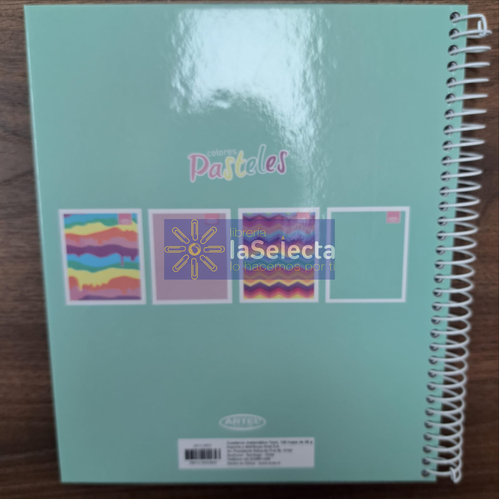 CUADERNO BOOK COLORES PASTELES ARTEL