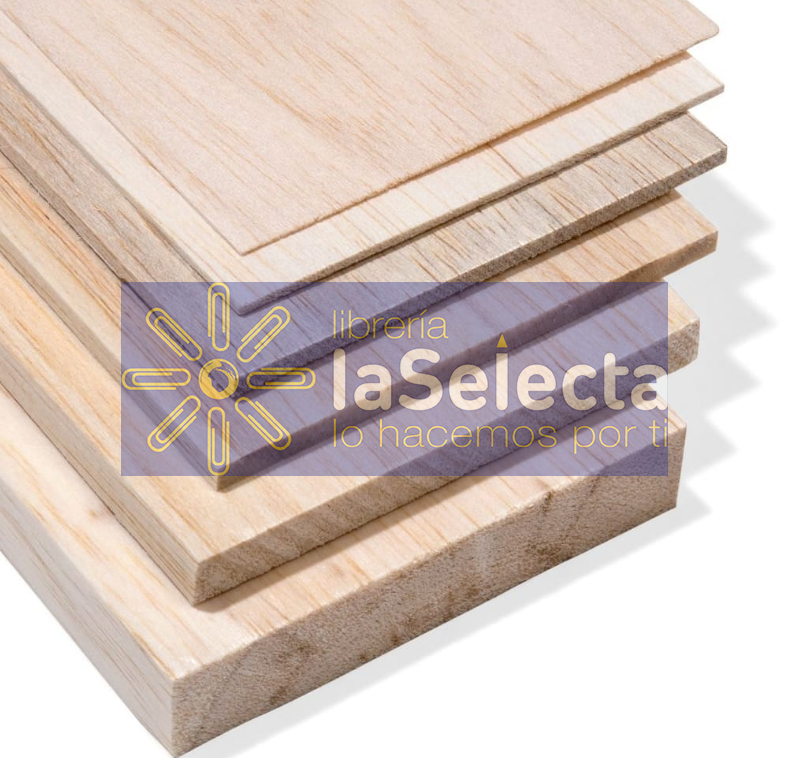 MADERA DE BALSA 1MM 7.5 X 90 CM IMPORTADO