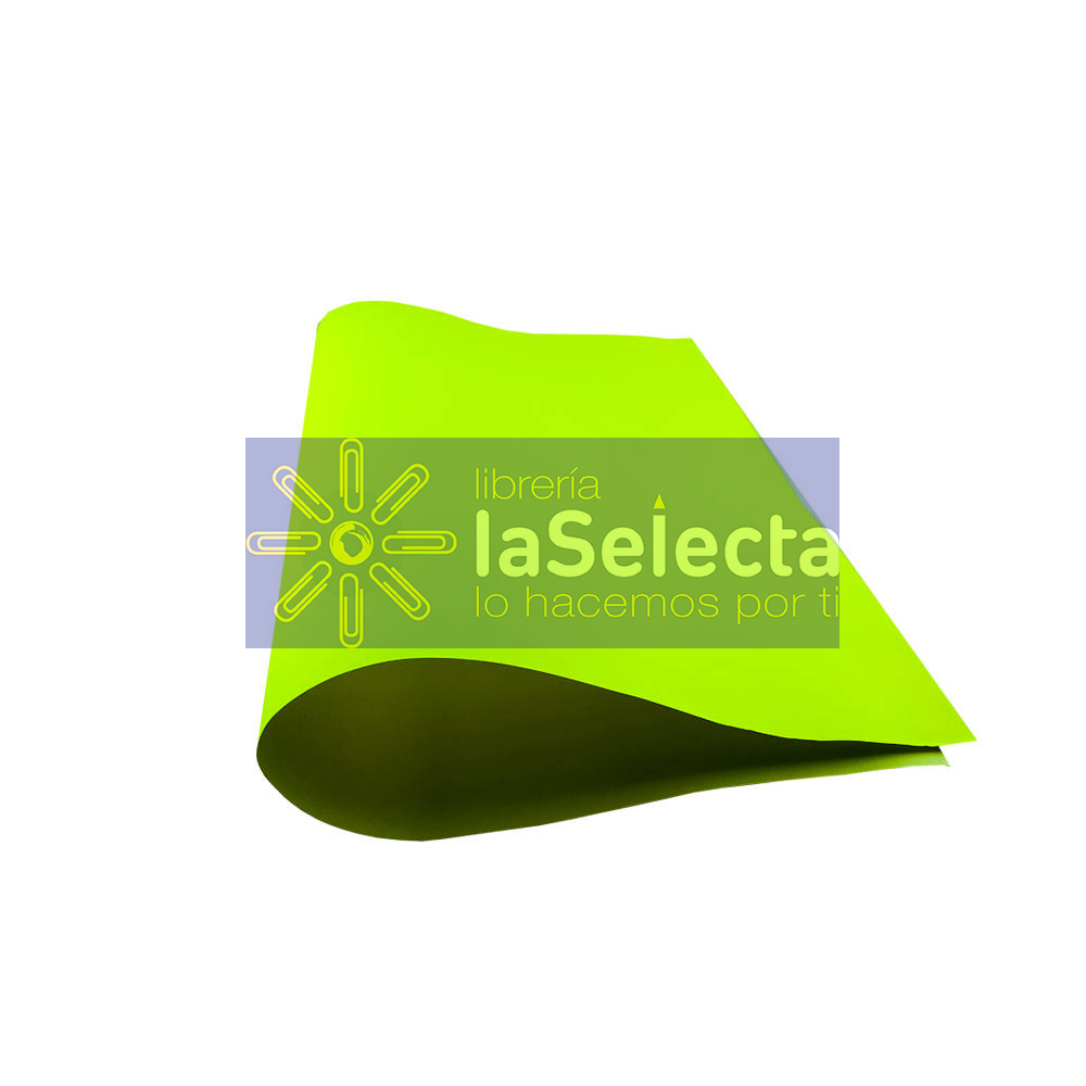 CARTULINA FLUORESCENTE PLIEGO 50X70 CM AMARILLA IMPORTADA